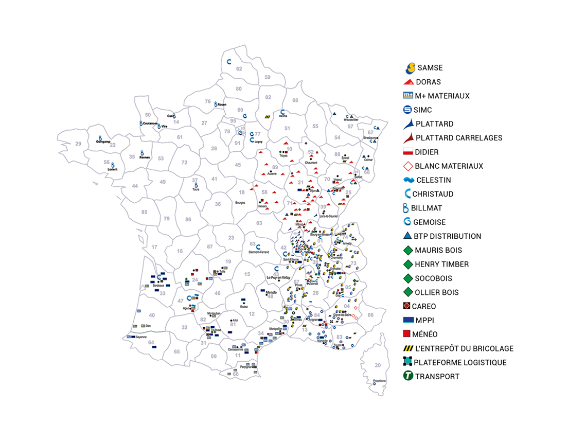 Nos enseignes & marques | Groupe SAMSE